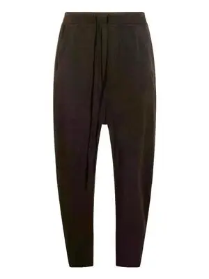 THOM KROM Drawstring Drop-crotch Trousers - Brown