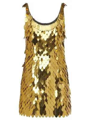 Rabanne Sequined Minidress - Gold