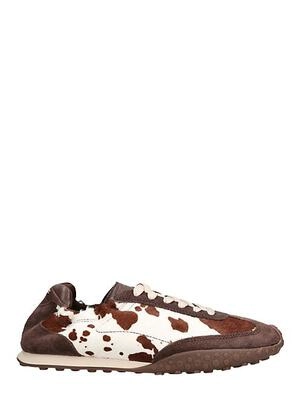 HOFF Bridge Leather Trainers - Dk.brn Com