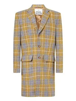VIVIENNE WESTWOOD Huddersfield Check Wool Coat - Multi