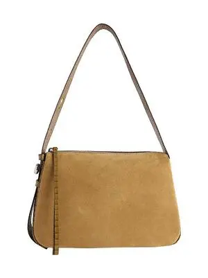 Tory Burch Tory Burch Romy Suede Shoulder Bag Stone