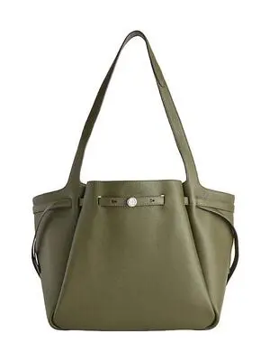 Tory Burch Romy Leather Tote Bag - Leccio