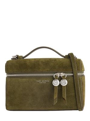 Tory Burch Romy Slim Suede Cross-body Bag - Leccio