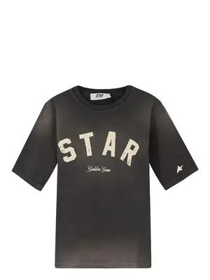 GOLDEN GOOSE Relaxed Star Fit T-shirt - Grey