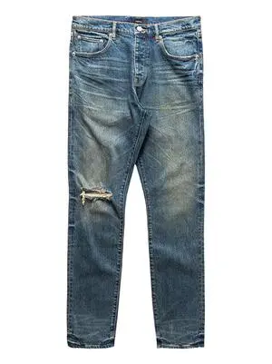 PURPLE BRAND P005 Stratos Vintage Knee Slit Jean - Blue