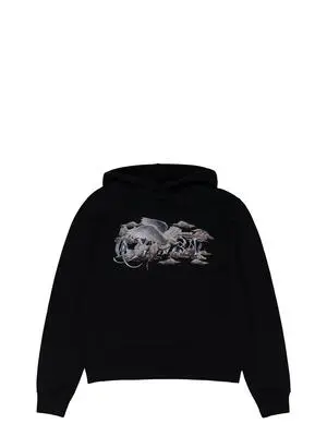 Amiri Pegasus Script Hoodie - Black