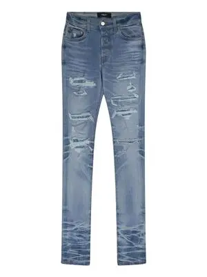 Amiri Crystal Thrasher Jeans - Blue