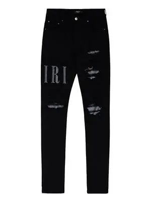 AMIRI Amiri Crystal Core Logo Jeans