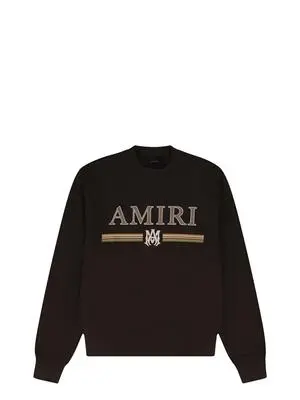 Amiri Ma Bar Crewneck - Brown