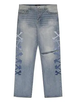 AMIRI Amiri Gradient Bones Straight Jeans