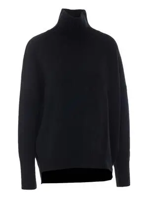 LISA YANG Heidi Cashmere Turtle-neck Sweater - Black