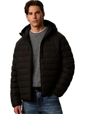 Calvin Klein Lightweight Ripstop Puffer Jacket - Black
