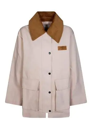 GANNI Heavy Twill Jacket - Rosa