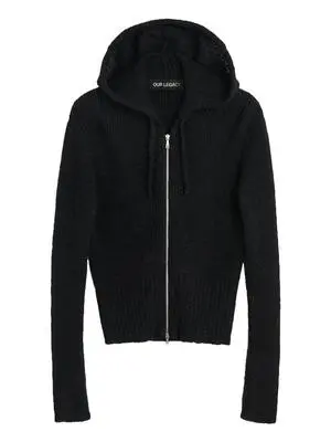 Our Legacy Regular Fit Fuzzy Alpaca Sweatshirt - Black