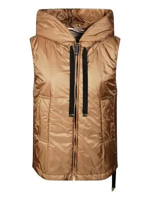 CUBE MAX MARA Quilted Gilet - Marrone
