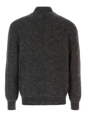 Giorgio Armani Mohair-blend Cardigan - Grey
