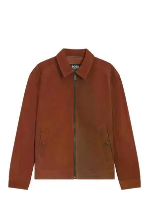 BOSS BOSS Leather Jacket Red