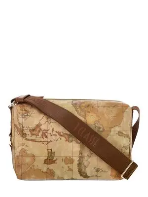 ALVIERO MARTINI 1° CLASSE Geo Classic Shoulder Bag - Neutrals