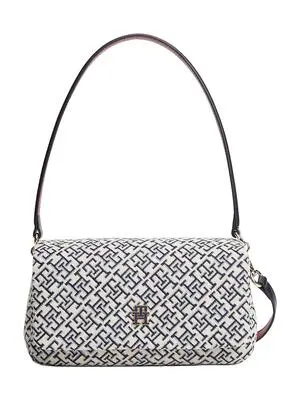 Tommy Hilfiger Jacquard Monogram Cross Body Bag - Space Blue
