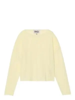BAD BUNNY X Zara Linen Cropped Fit Jumper Sweatshirt