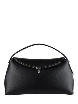 TOTEME T-lock Top Handle Bag - Black