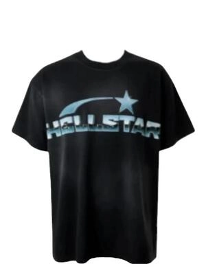 HELLSTAR Chrome Logo Tee Shirt - Black