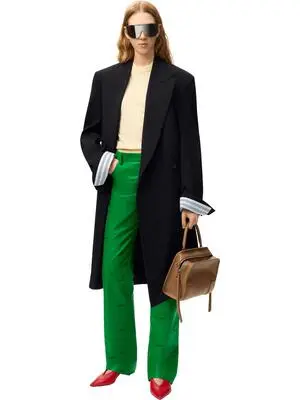 Loewe Wool Coat - Dark Navy