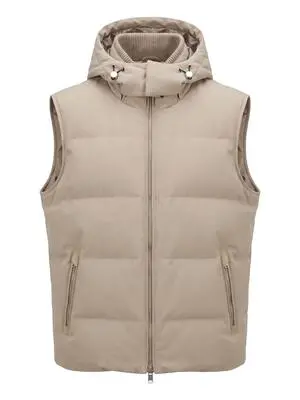 MONTECORE Hooded Puffer Vest - Multicolor