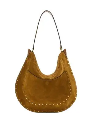 Isabel Marant Étoile Suede Hobo Pocket Shopping Bag - Brown