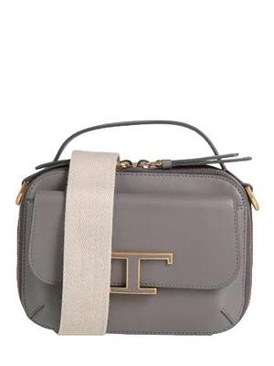 TOD'S Calfskin Cross-body Bag - Grey