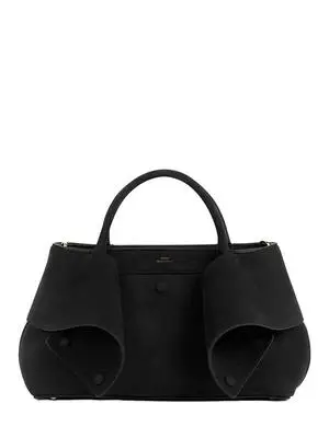 TOTEME Mercer Nubuck Tote - Black