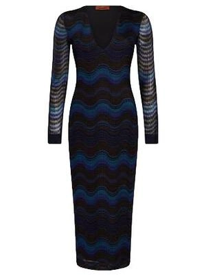 Missoni Viscose Midi Dress - Blue
