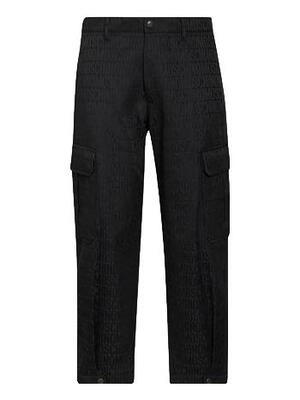 Moschino Polyester And Cotton Cargo Pants - Black