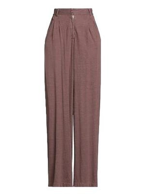 Majestic Filatures Linen-blend Wide-leg Pants - Brown