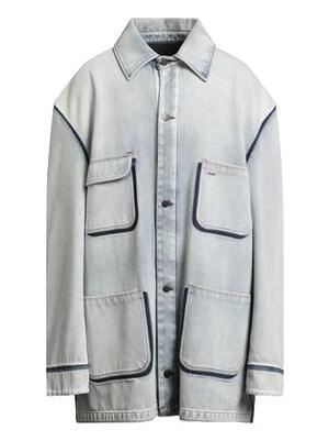 MAISON MARGIELA Cotton And Polyester Denim Trench Coat - Blue