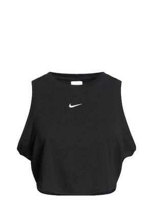 Nike Polyester Lyocell Elastane Crop Top - Black
