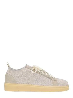 Eleventy Leather And Textile Sneakers - Grey