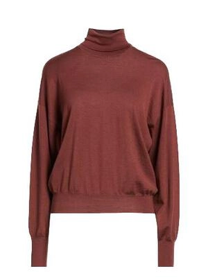 Peserico Turtleneck Virgin Wool Pullover - Red