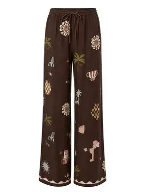 PALM COLLECTIVE Henna Pants - Brown