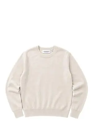 MAISON LOINTAINE Pure Prestige Cashmere Crew Neck Sweater - White