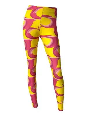 JULIA CLANCEY Yellow Jcjc Grande Limon Leggings
