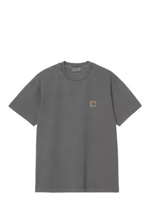 Carhartt Work In Progress Logo Cotton T-shirt - Black