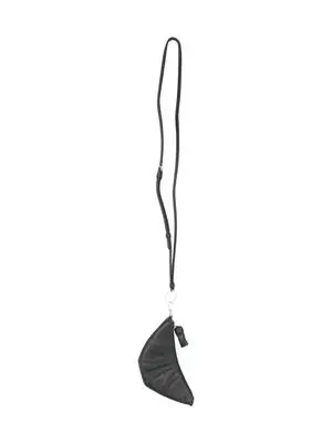 LEMAIRE Croissant Leather Coin Purse - Black