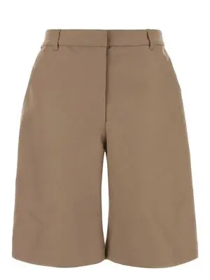 Balenciaga Cotton Bermuda Shorts - Brown