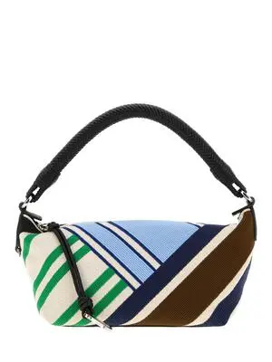 Loewe LOEWE Embroidered Canvas Mini Cala Handbag Multicolor