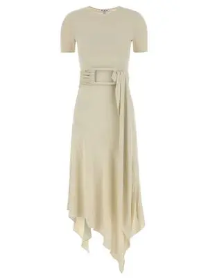 Alaïa Jersey Dress - White