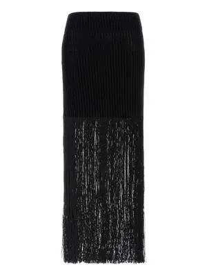 Alaïa Jersey Skirt - Black