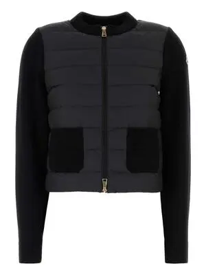 Moncler Wool Cardigan - Black