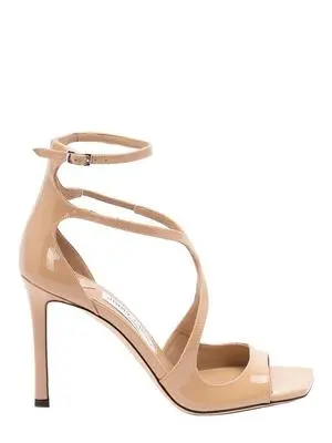 JIMMY CHOO JIMMY CHOO Leather Azia 95 Sandals Multicolor