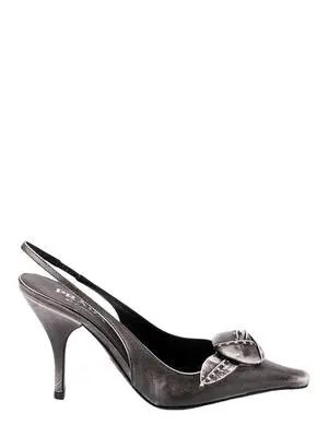 Prada Leather Slingback Pumps - Multicolor